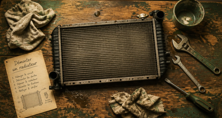 Démonter un radiateur à eau sans fuite ni déséquilibre